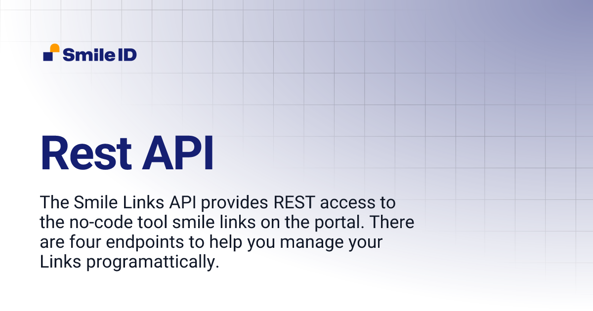 Rest API | Smile ID